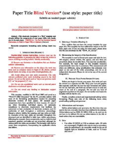 CICC blind version template - 2025 IEEE CICC